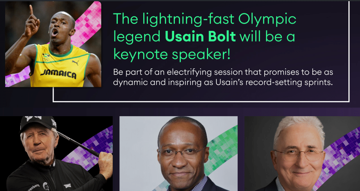 Usain Bolt and Gary Player to Headline IFS Unleashed 2024 - EMC UK
